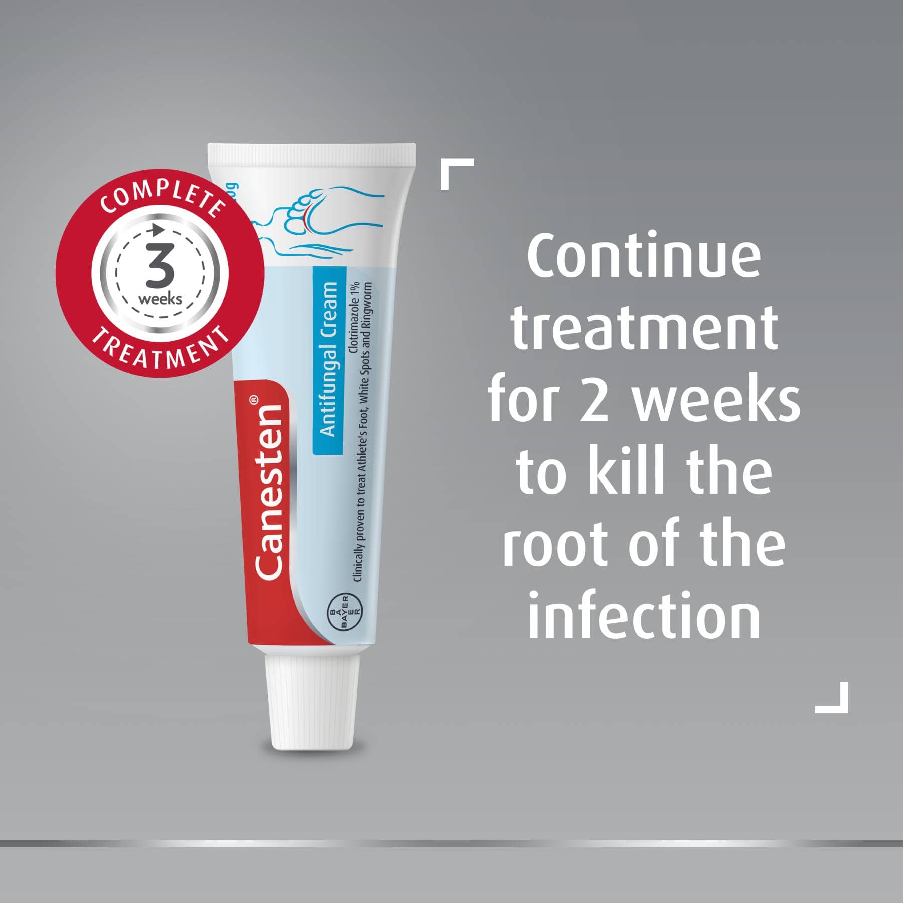 Canesten Antifungal Cream Clotrimazole 1% for infections